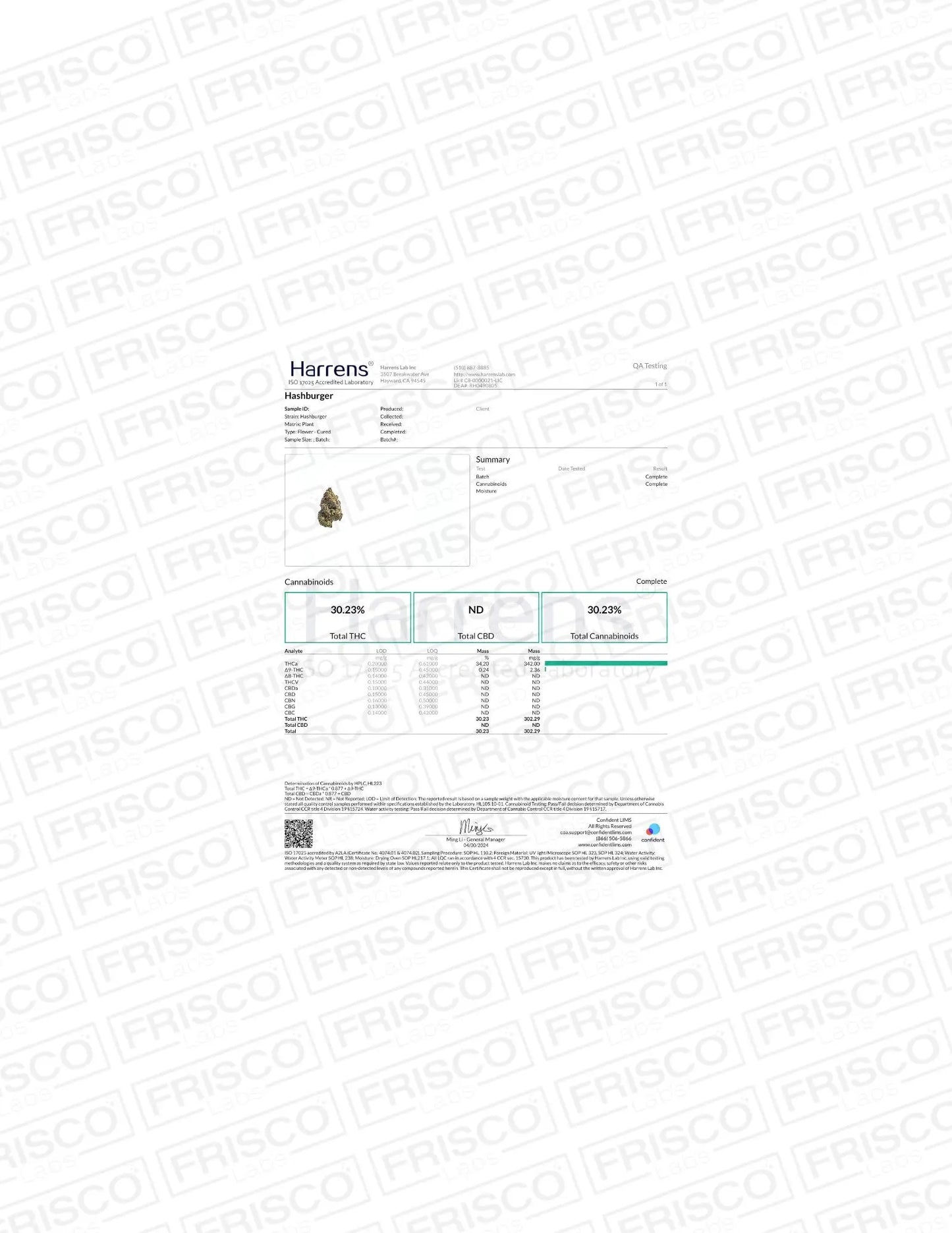 Exotic Indoor Hash Burger THCA Strain THCA Flower For Sale | Frisco ...