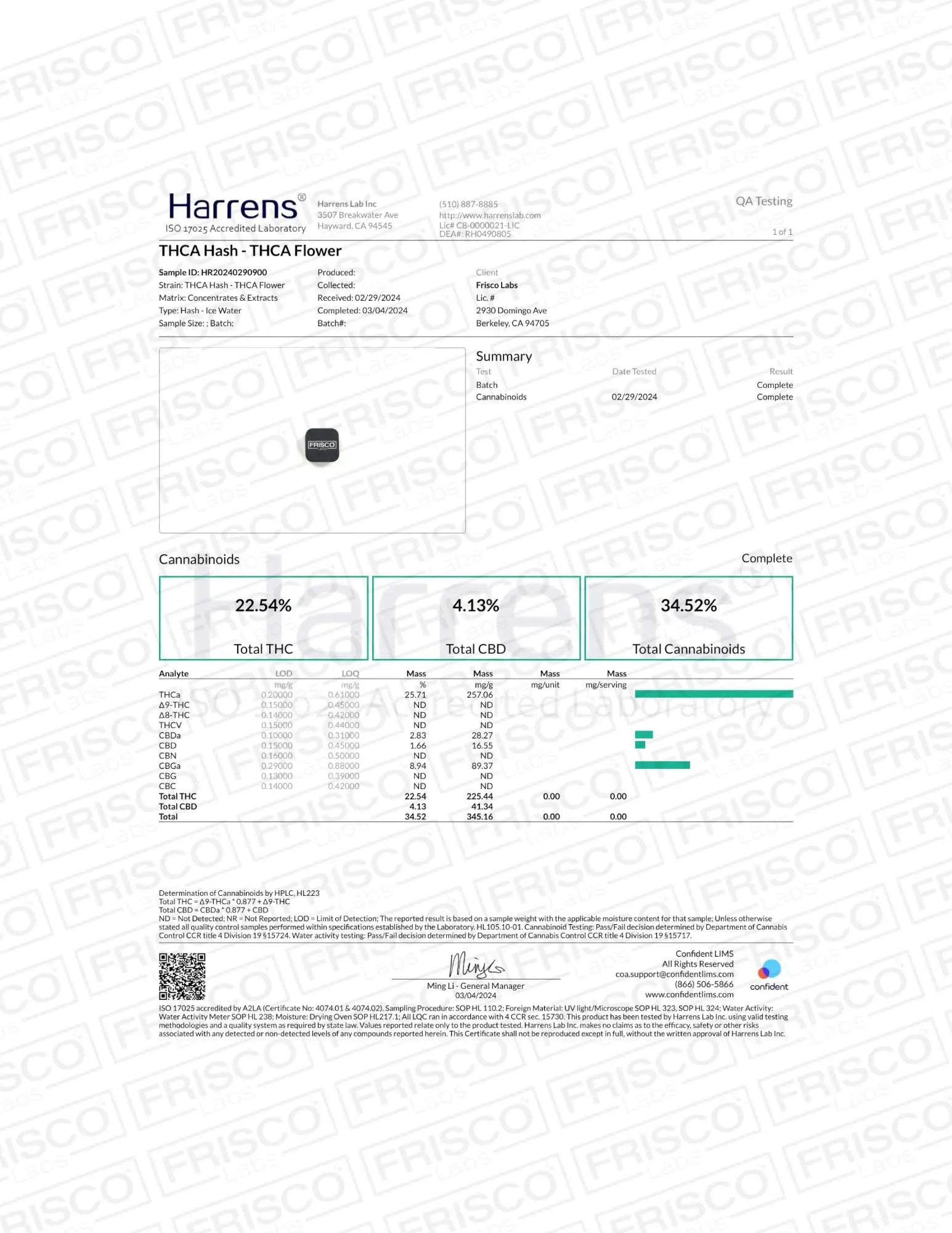 Buy Now- Ice Water Delta 9 THCa Hash - Frisco Labs