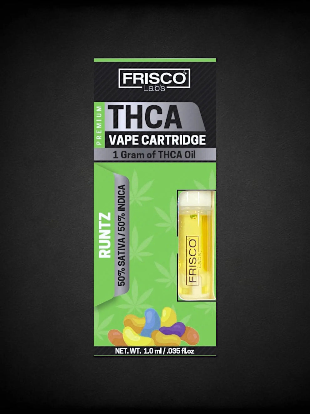Runtz THCA Vape Cartridge - Premium Cannabis Experience – Frisco Labs ...